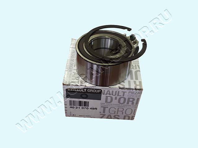 Подшипник передней ступицы Duster (c АБС) Renault оригинал 402107049R (шт)